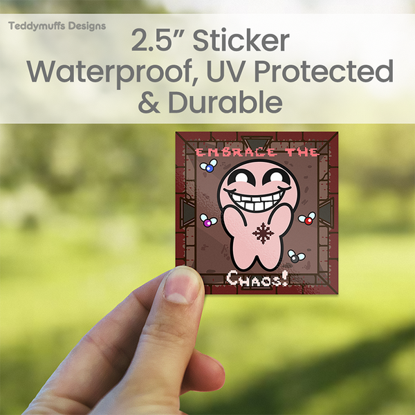 Binding of Isaac (Chaos) Sticker - Teddymuffs Designs