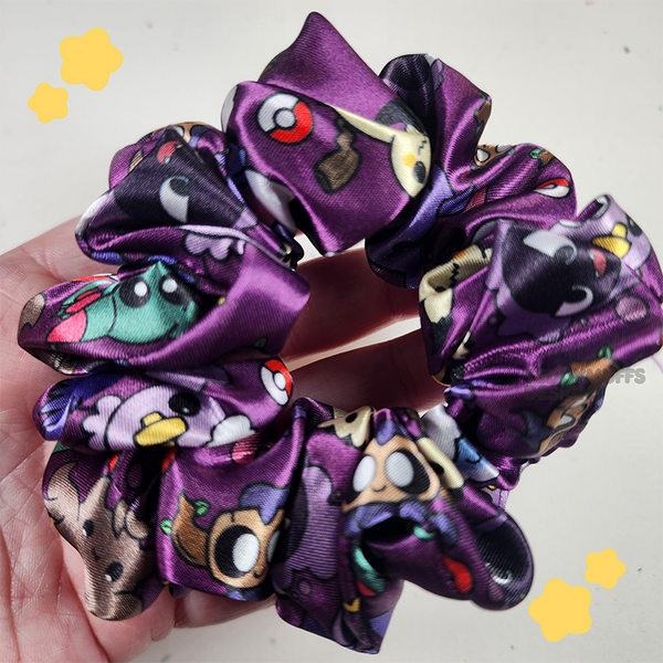 Ghost Type Starters Scrunchie | Pokemon - Teddymuffs Designs