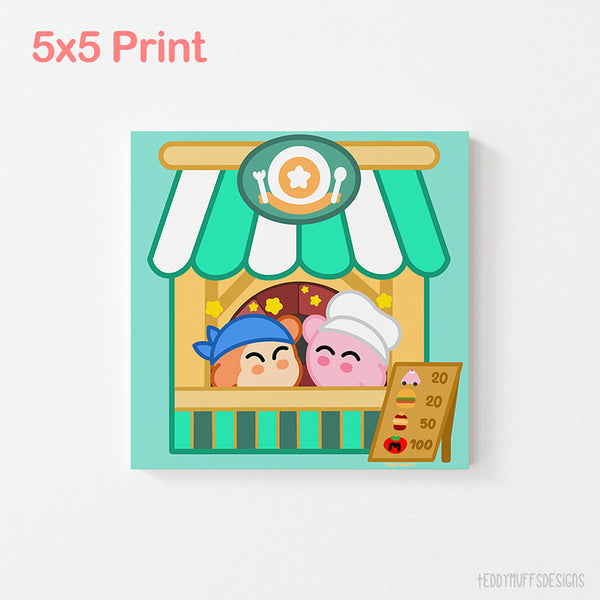 Waddle Dee Café Print - Teddymuffs